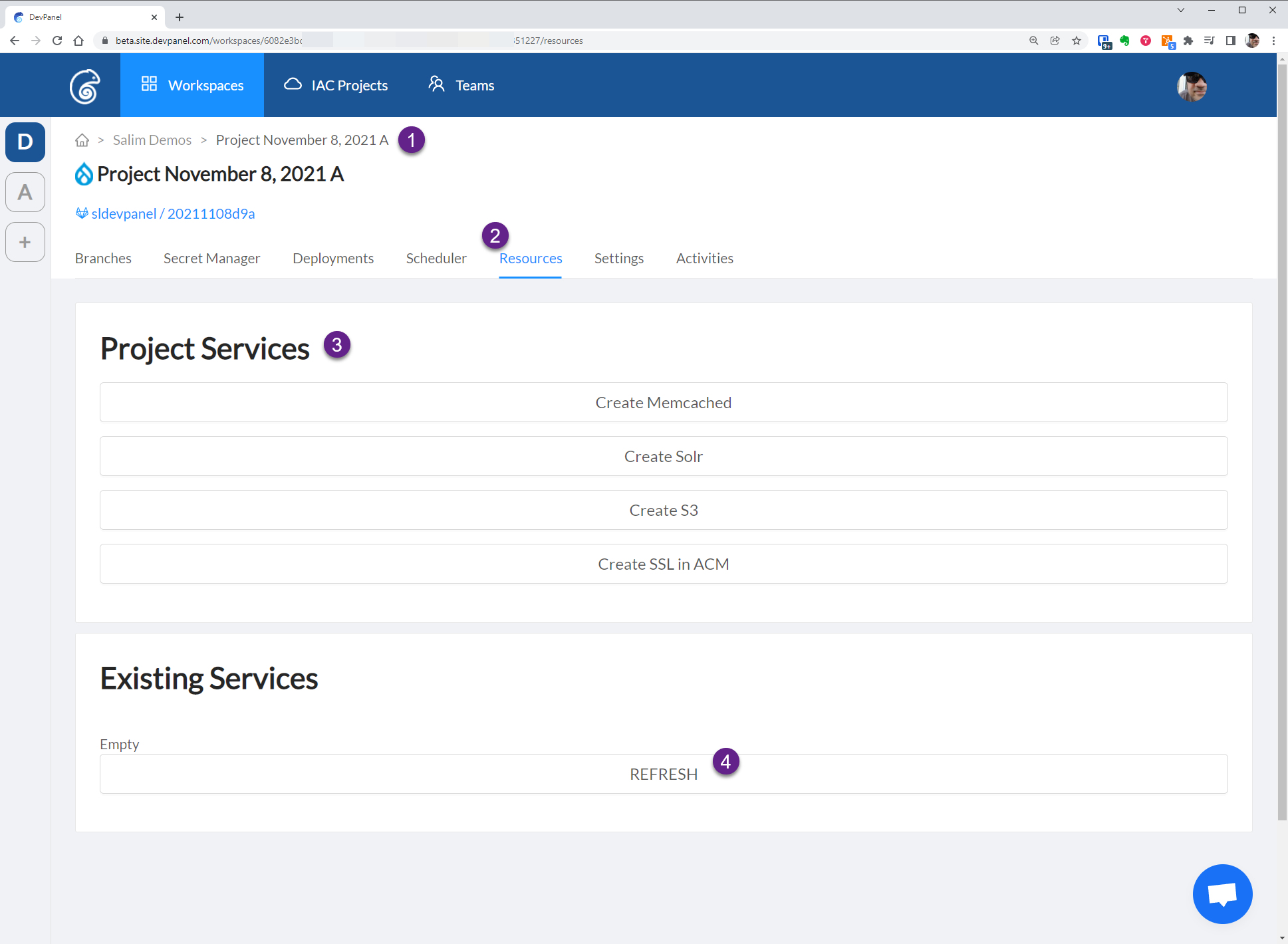 Resources | DevPanel Docs
